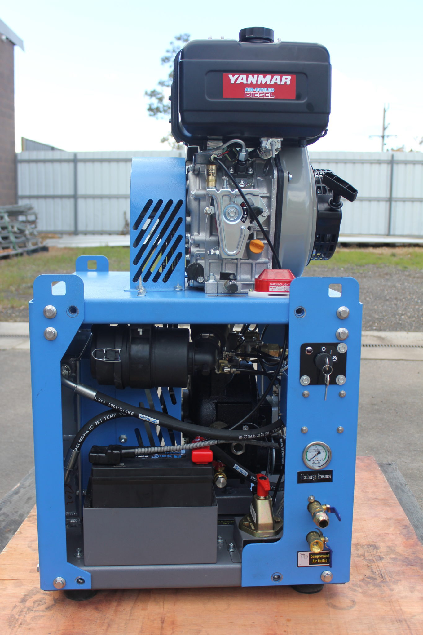 Yanmar air-cooled diesel helps deliver brilliant new compressor to the ...