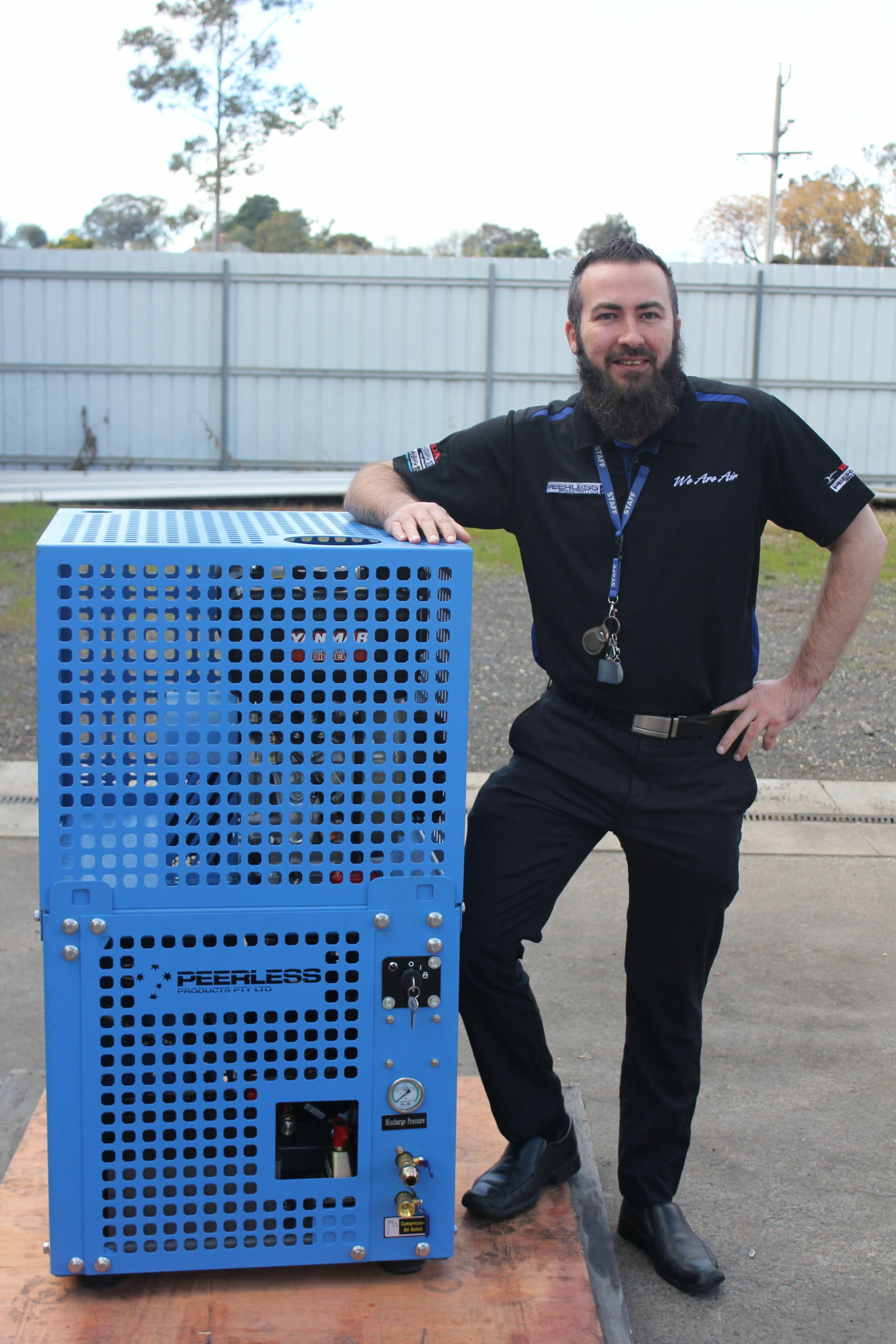 Yanmar air-cooled diesel helps deliver brilliant new compressor to the ...