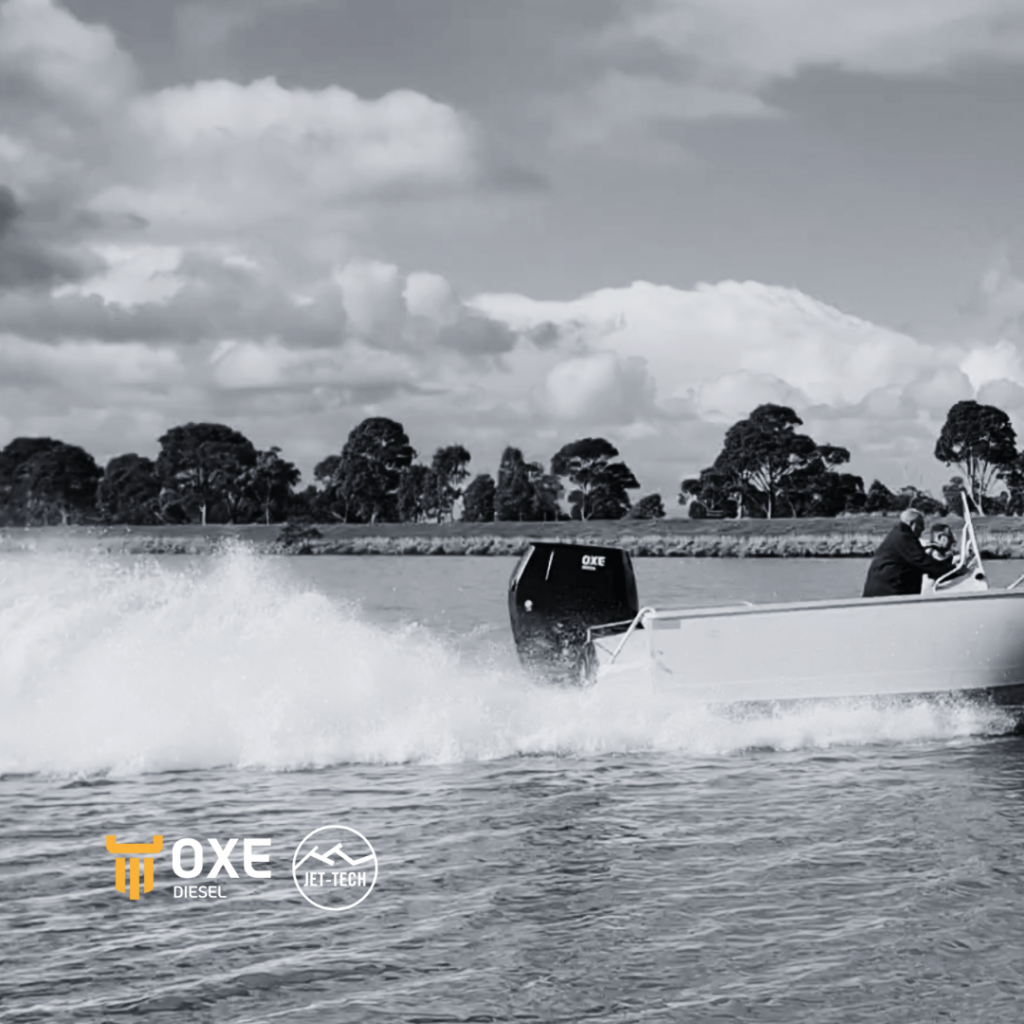 OXE Marine introduces the world's first diesel electric hybrid outboard ...