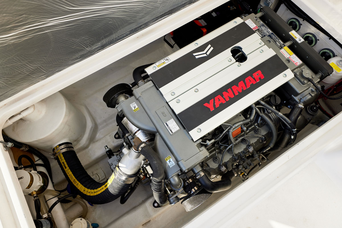 Tasman-Boats-Sportfishing-vessel-showing-the-Yanmar-8LV-V8-Engine ...